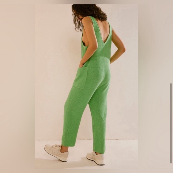 Free People | Pants & Jumpsuits | Free People Beach Mustard Yellow Knit ...